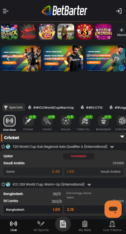 Betbarter: Mobile gaming on Android and iPhone